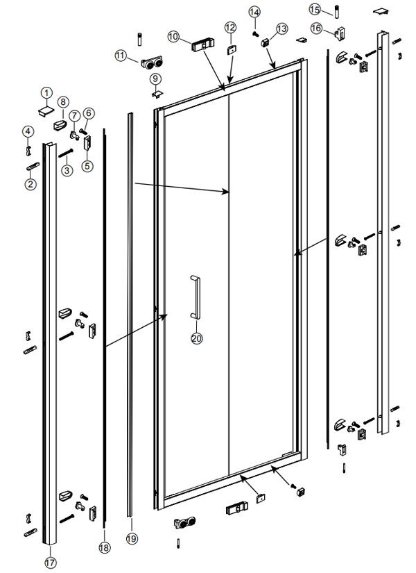 Ionic Express Bifold Door Spare Parts